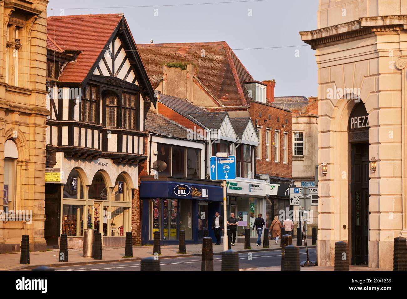 Southport, Sefton, Merseyside. Southport London Street in the town ...