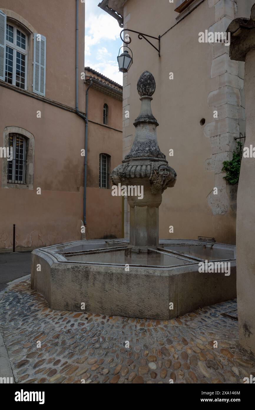 Old city walls in Fontains les Fontaines in France Stock Photo - Alamy