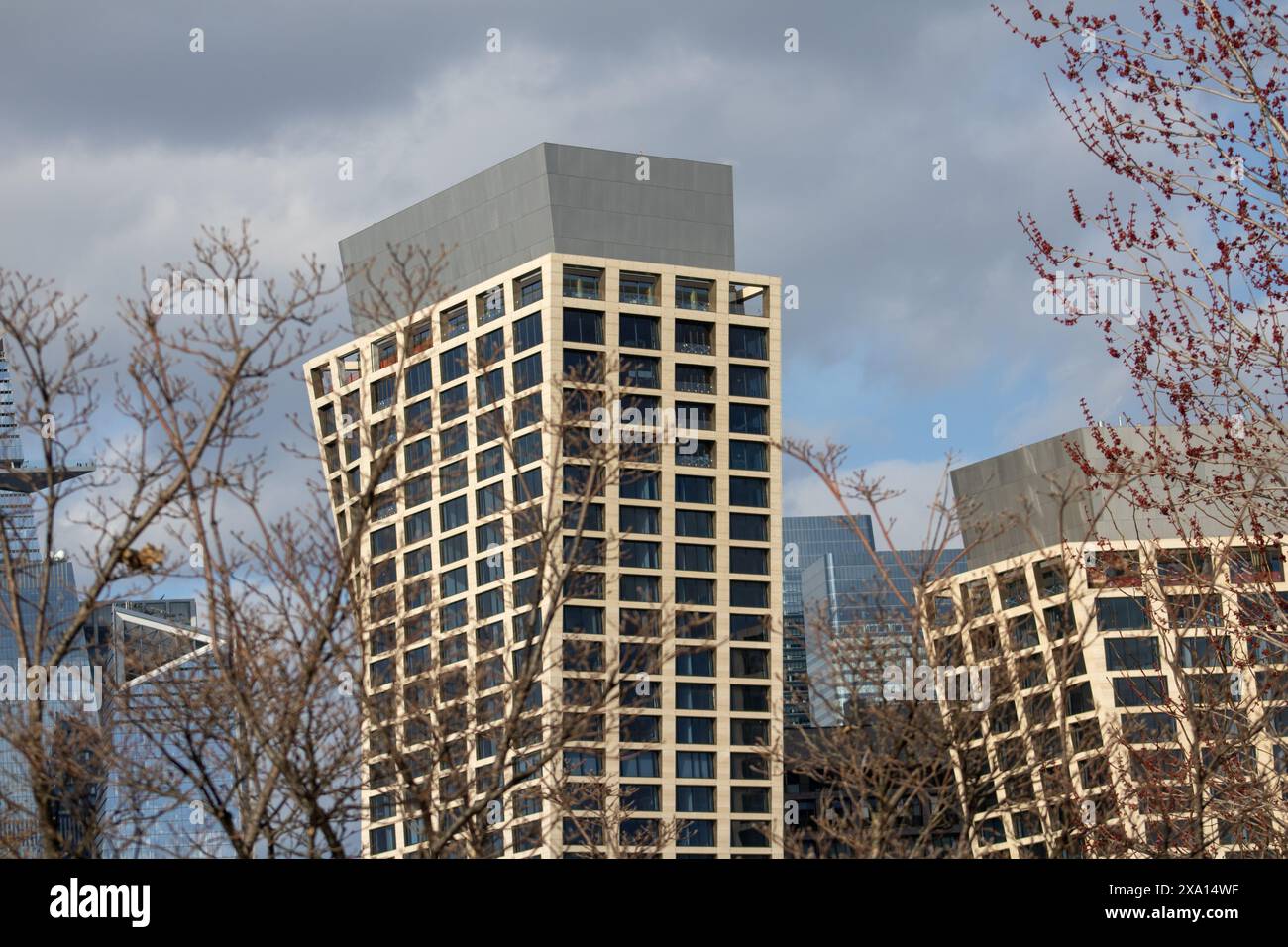 Tall buildings with windows along their sides Stock Photo - Alamy
