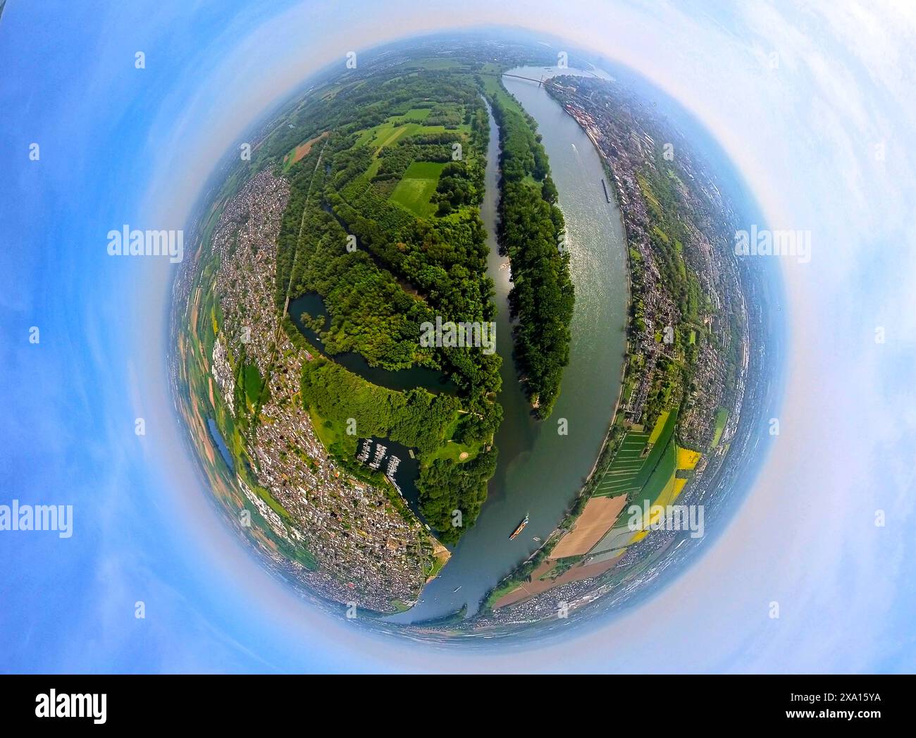 Oxbow aerial hi-res stock photography and images - Alamy