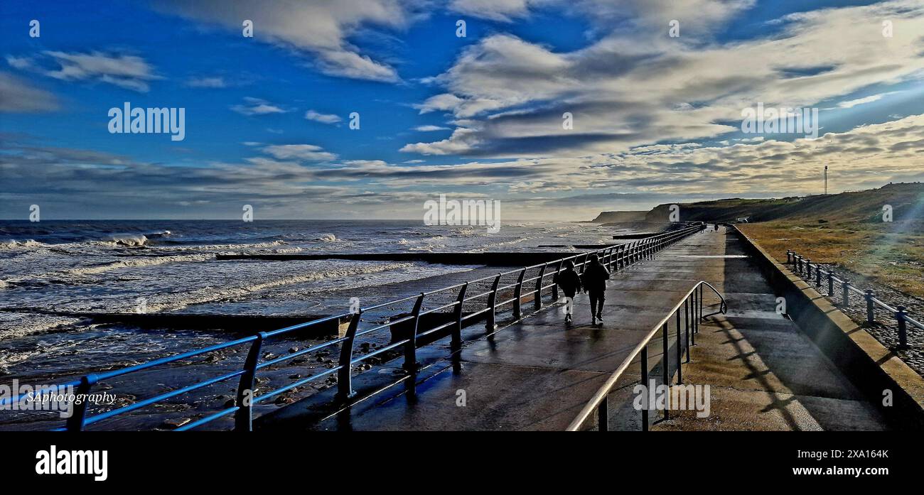 Coastal boardwalk view tourists hi-res stock photography and images - Alamy