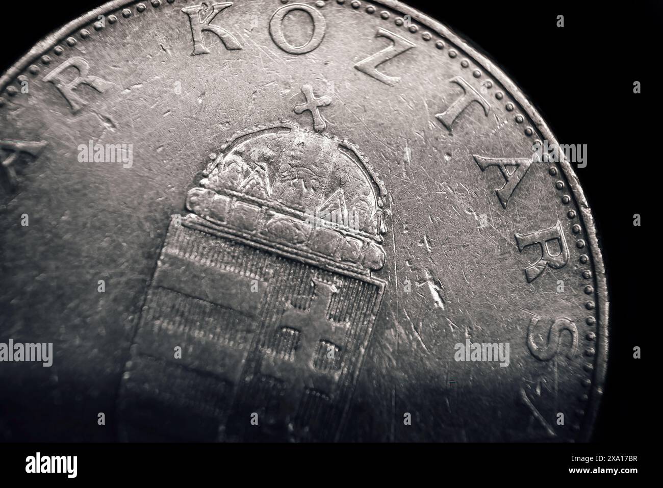 10 Forint coin, Hungary Stock Photo - Alamy