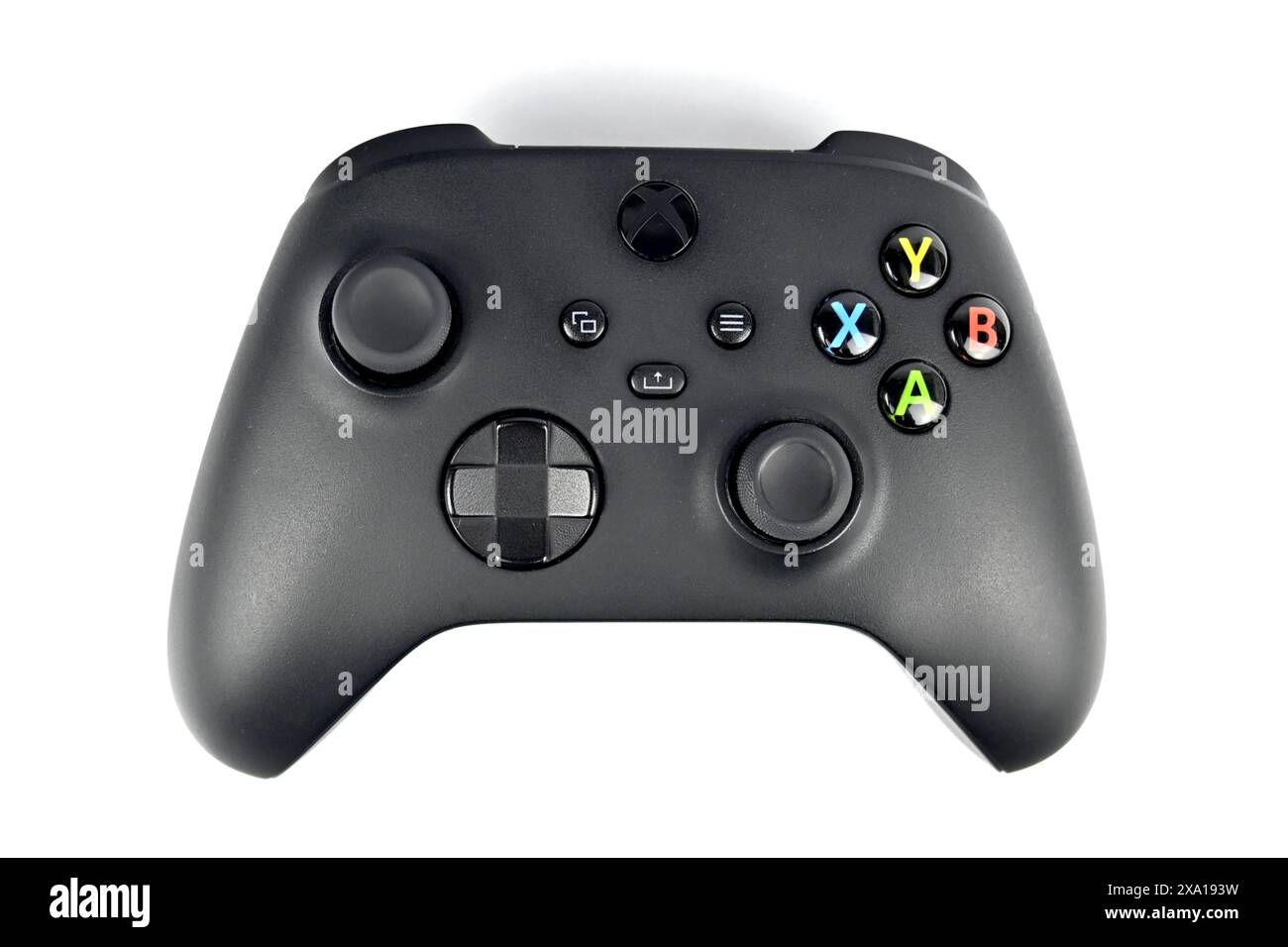 Xbox Series X Controller Black XS – Wales, UK – 17 May 2024 Stock Photo ...
