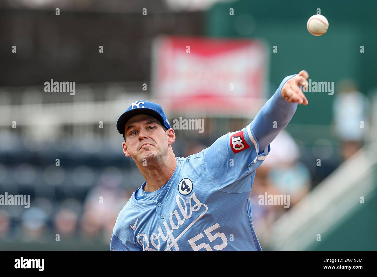 Kansas City, MO, USA. 2nd June, 2024. Kansas City Royals starting ...