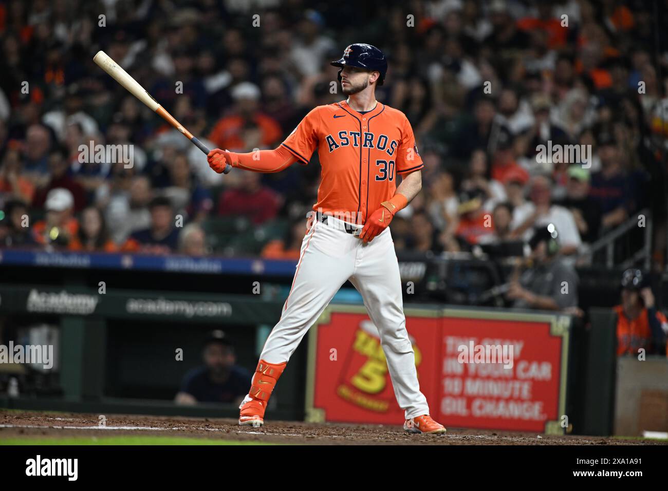 Houston Astros outfielder Kyle Tucker (30) ni the fifth inning during ...