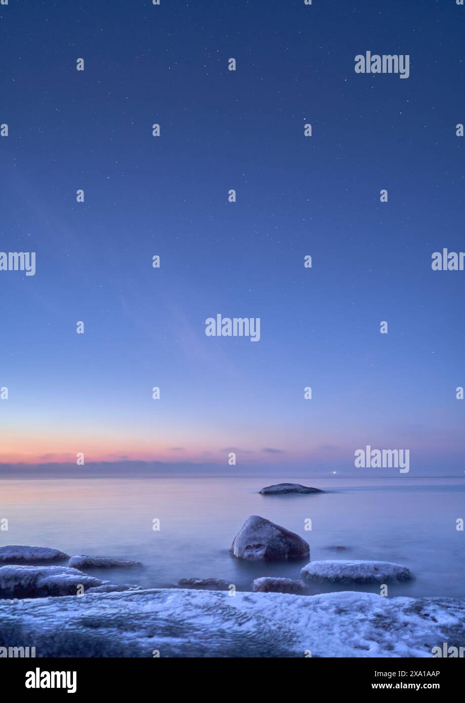 Vertical seascape stunning evening hi-res stock photography and images ...