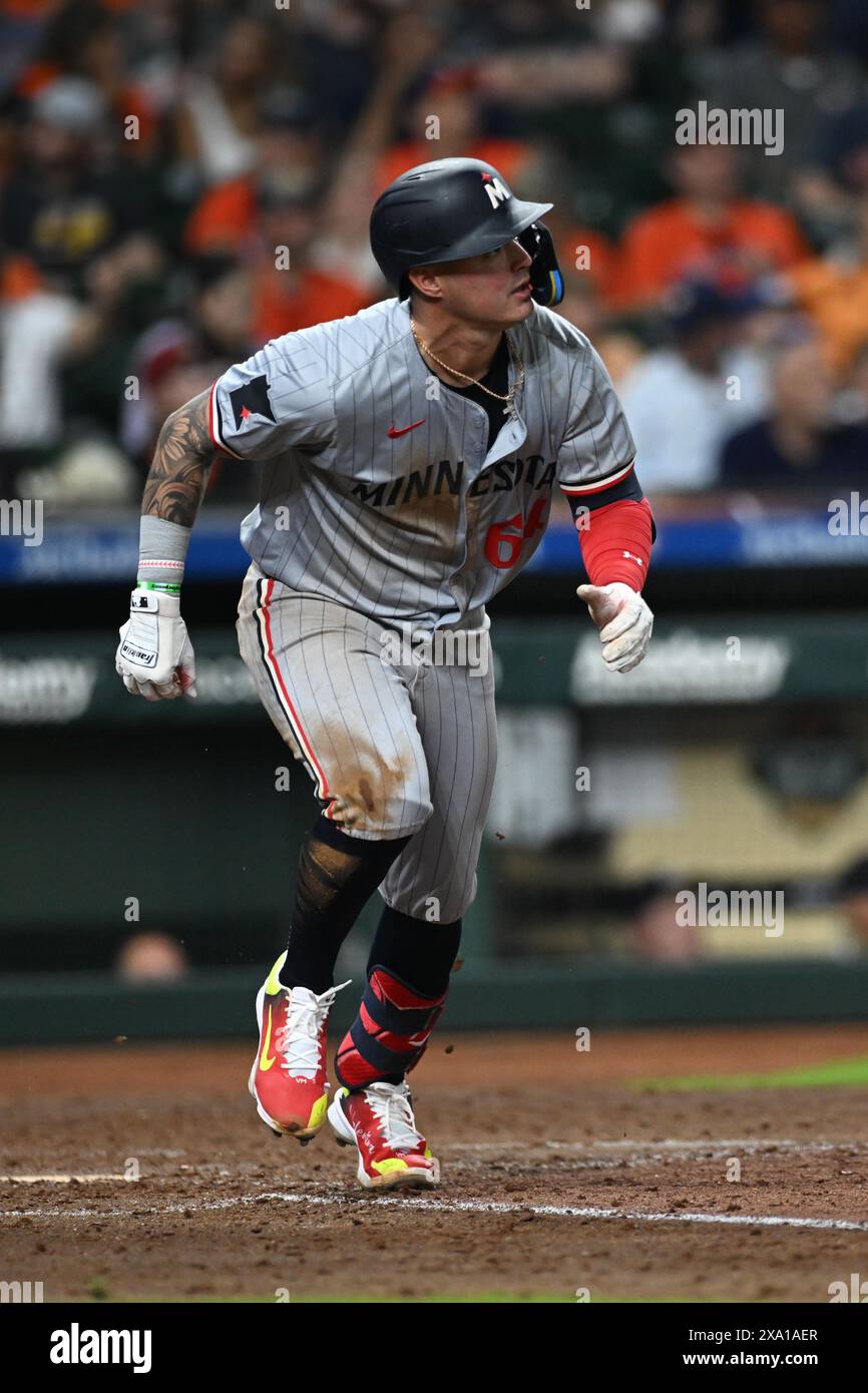 Minnesota Twins third base Jose Miranda (64) during the MLB baseball ...