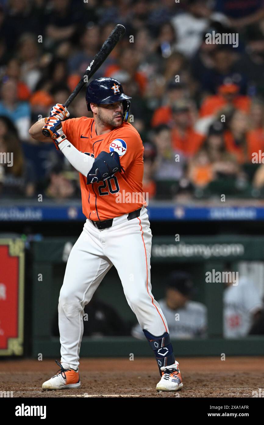Houston Astros outfielder Chas McCormick (20) in the seventh inning ...