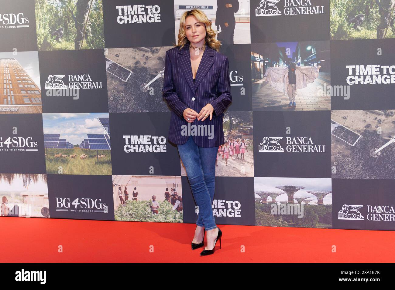 Noemi Brando during the Photocall of the movie TIME TO CHANGE, 3 June ...