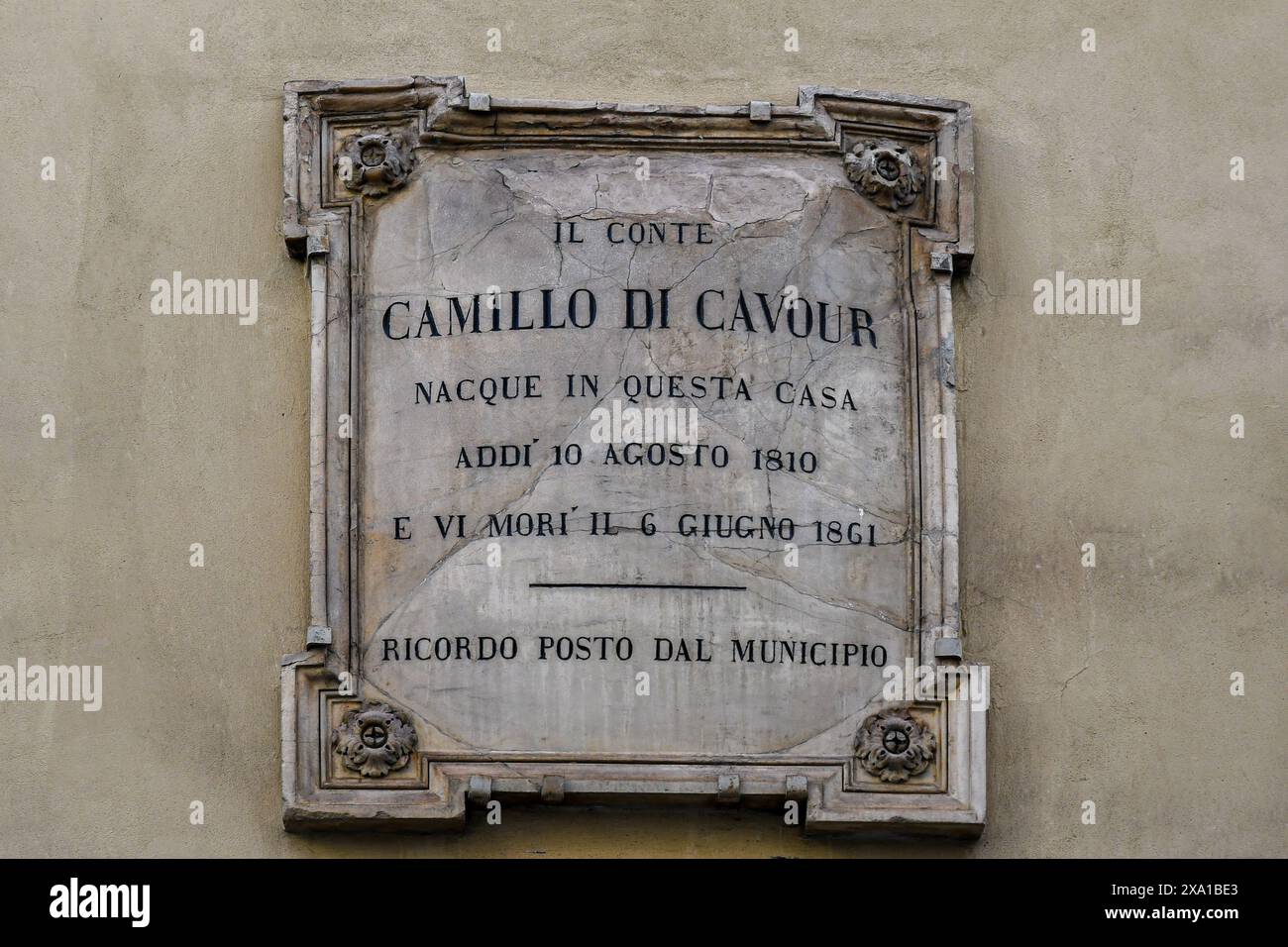 Plaque on building italian hi-res stock photography and images - Alamy