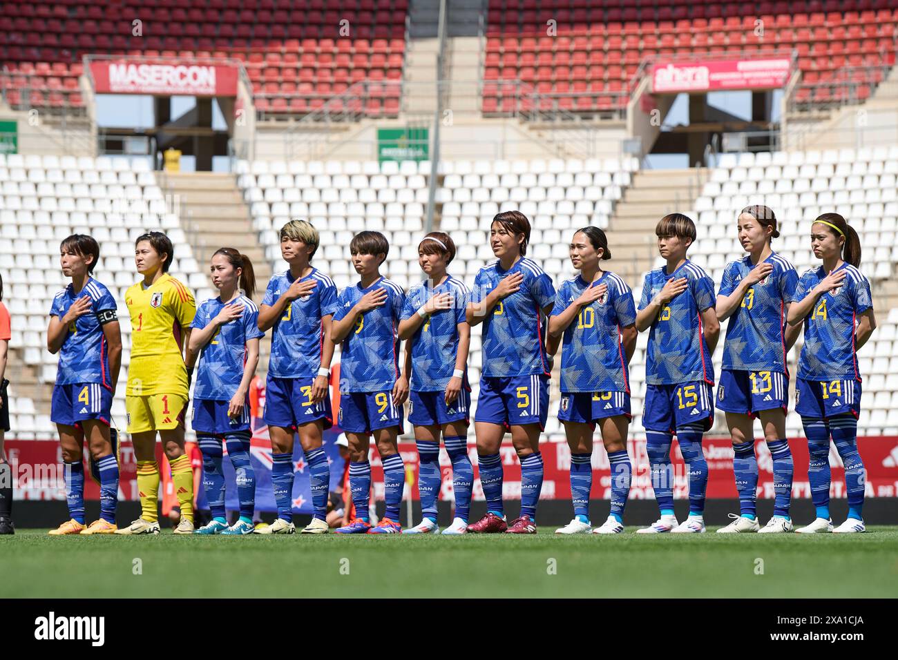 Murcia, Spain. 03rd June, 2024. MURCIA, SPAIN - June 3: The Japan team ...