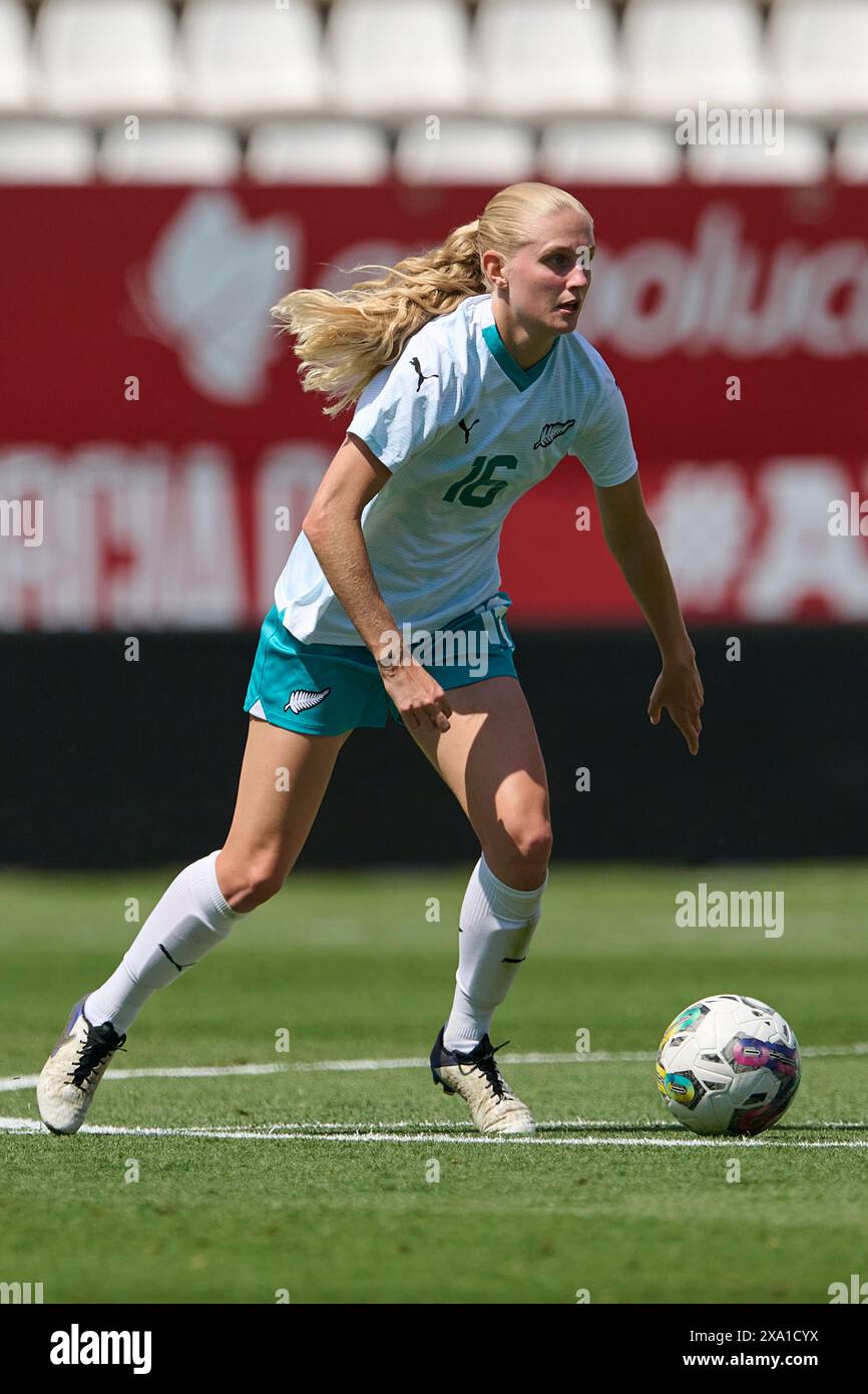 MURCIA, SPAIN - June 3: Jacqui Hand of New Zealand in action during the ...