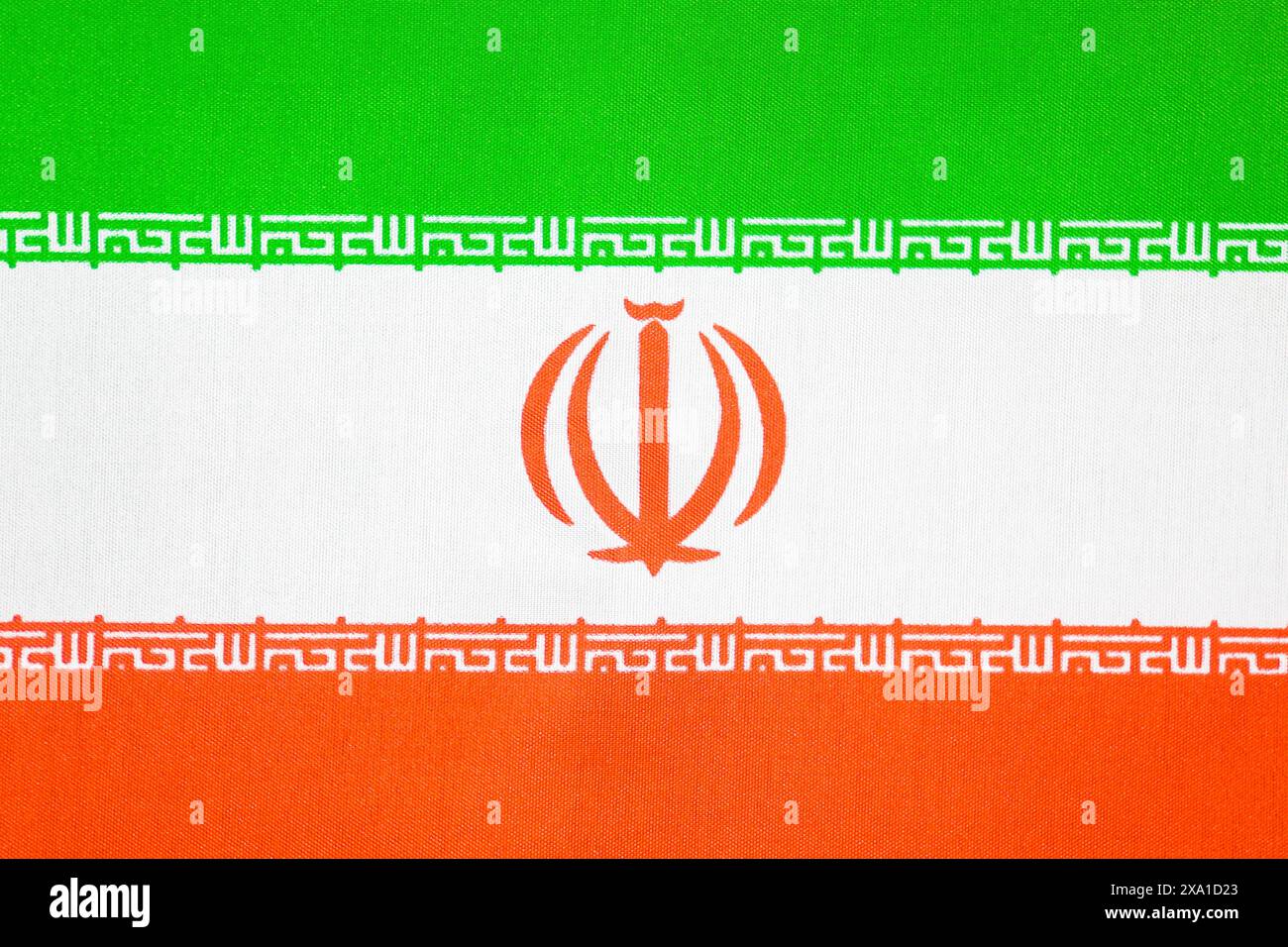 Iran flag fabric hi-res stock photography and images - Alamy