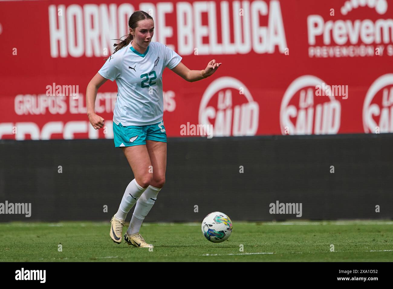 MURCIA, SPAIN - June 3: Milly Clegg of New Zealand in action during the ...