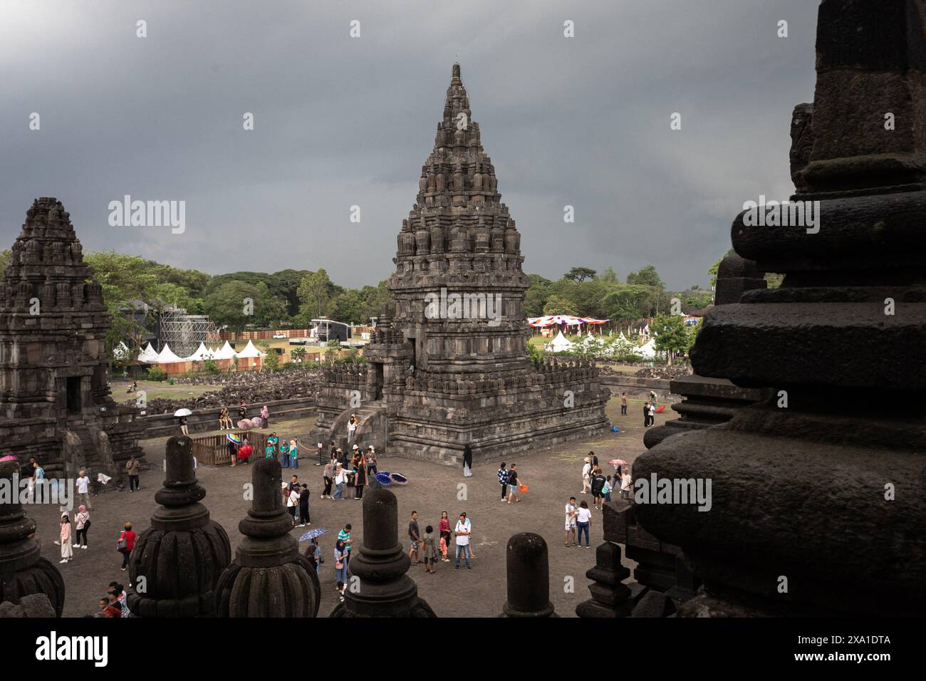 The iconic Prambanan Hindu temple in Indonesia Stock Photo - Alamy