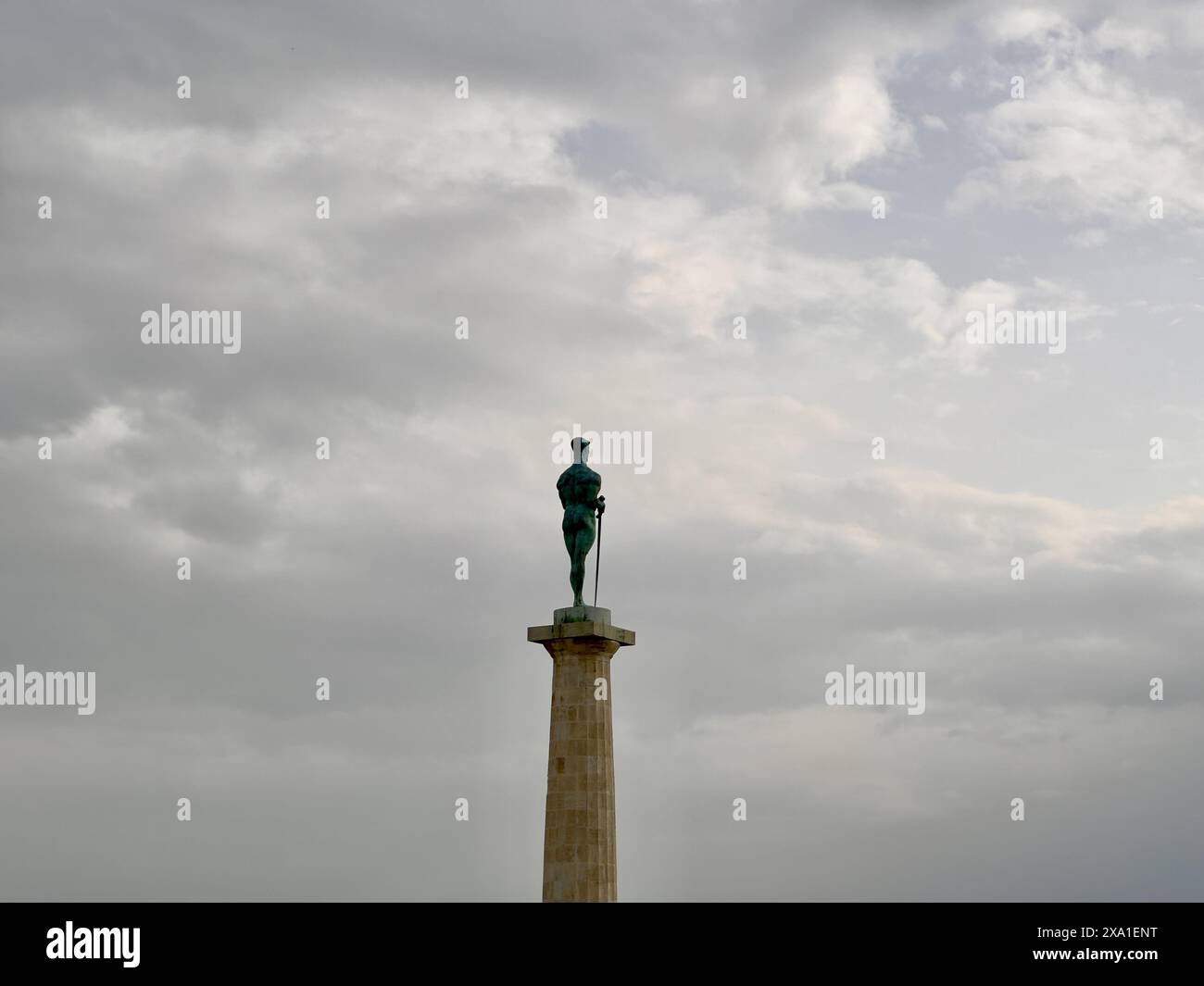 The Victor (Pobednik) Monument in Serbia, Belgrade Stock Photo - Alamy