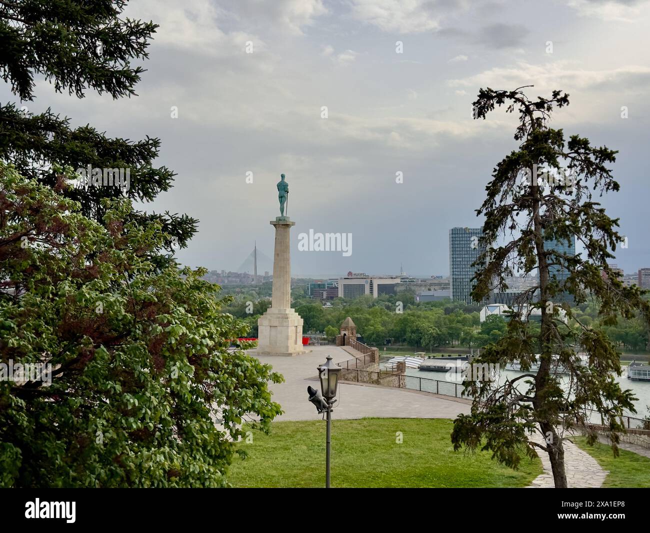 The Victor (Pobednik) Monument in Serbia, Belgrade Stock Photo - Alamy