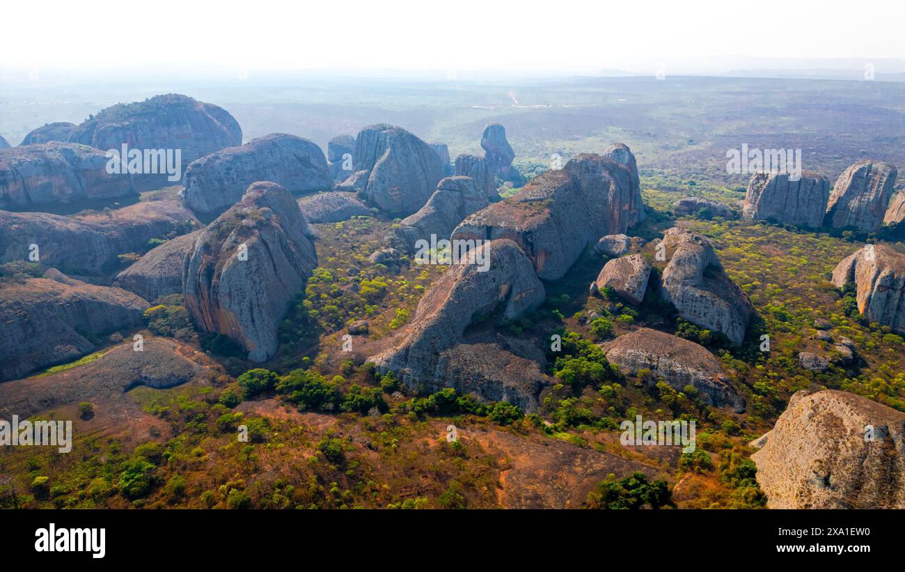 The Black Rocks at Pungo Andongo in Malanje Province, Angola Stock ...