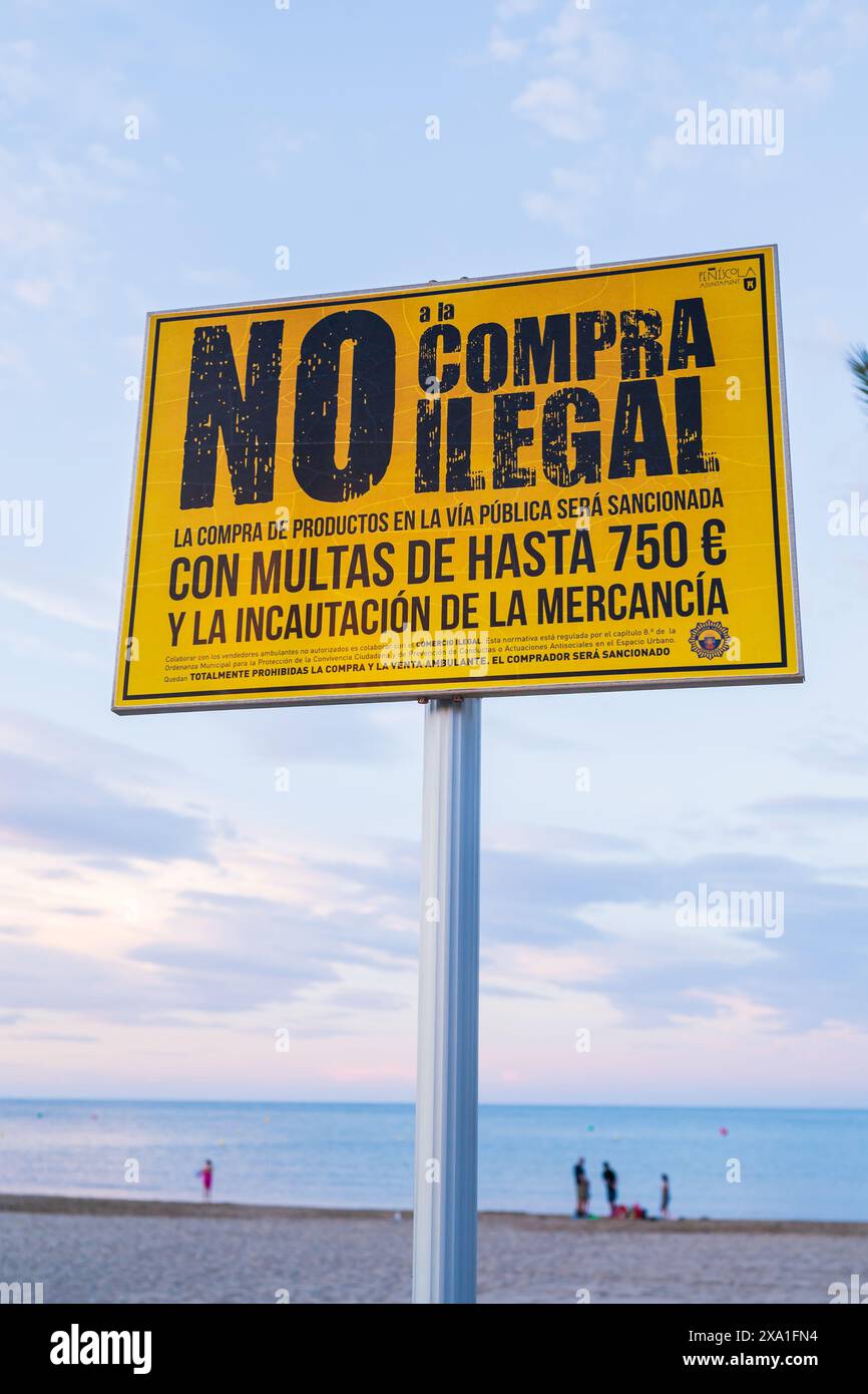 Stop illegal purchase sign Stock Photo - Alamy