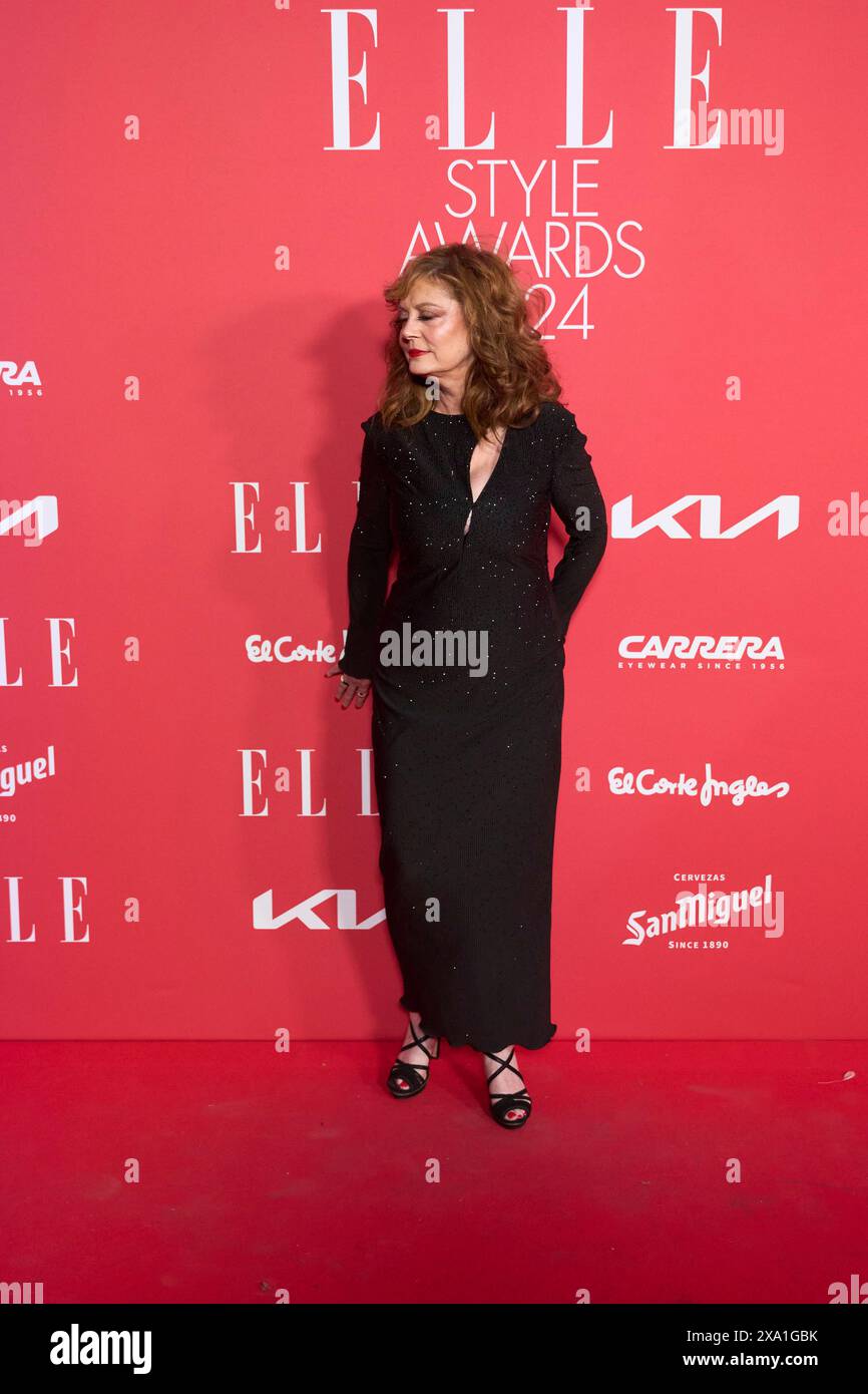 Madrid. Spain. 20240603, Susan Sarandon attends Elle Style Awards 2024 ...