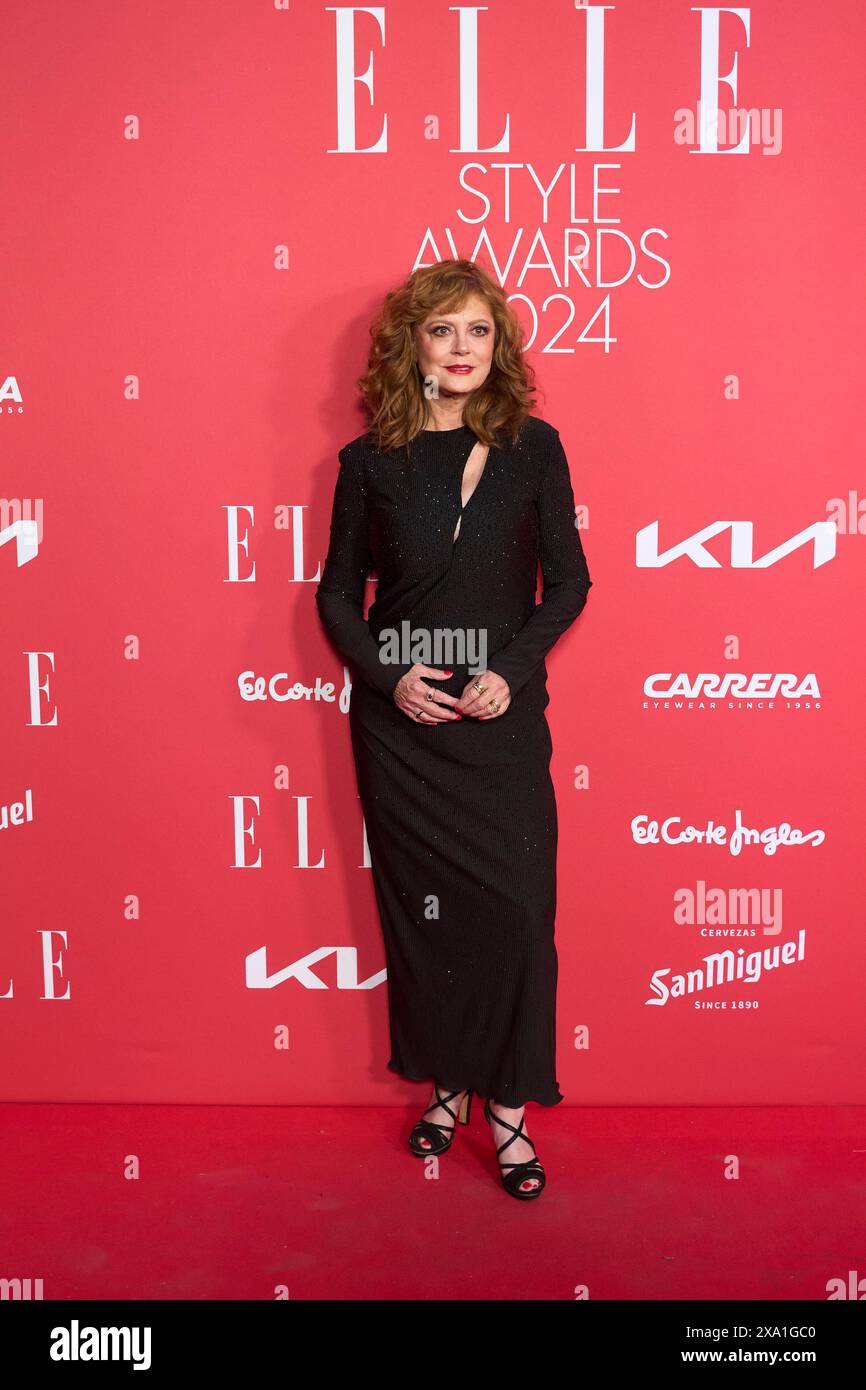 Madrid. Spain. 20240603, Susan Sarandon attends Elle Style Awards 2024 ...