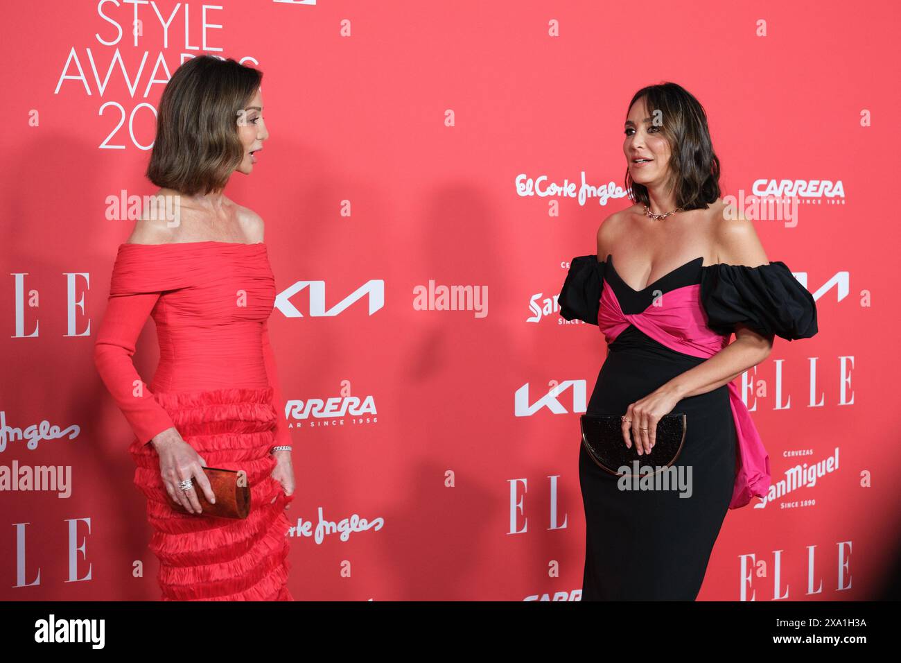 Tamara Falco and Isabel Preysler attend the photocall for Elle Style ...