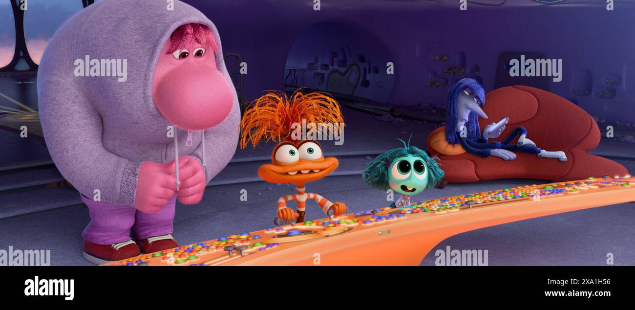 INSIDE OUT 2, from left: Embarrassment (voice: Paul Walter Hauser ...