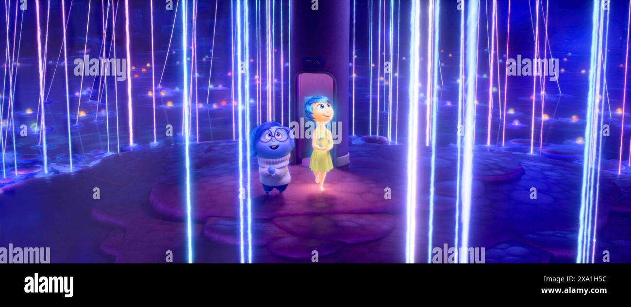 INSIDE OUT 2, from left: Sadness (voice: Phyllis Smith), Joy (voice ...