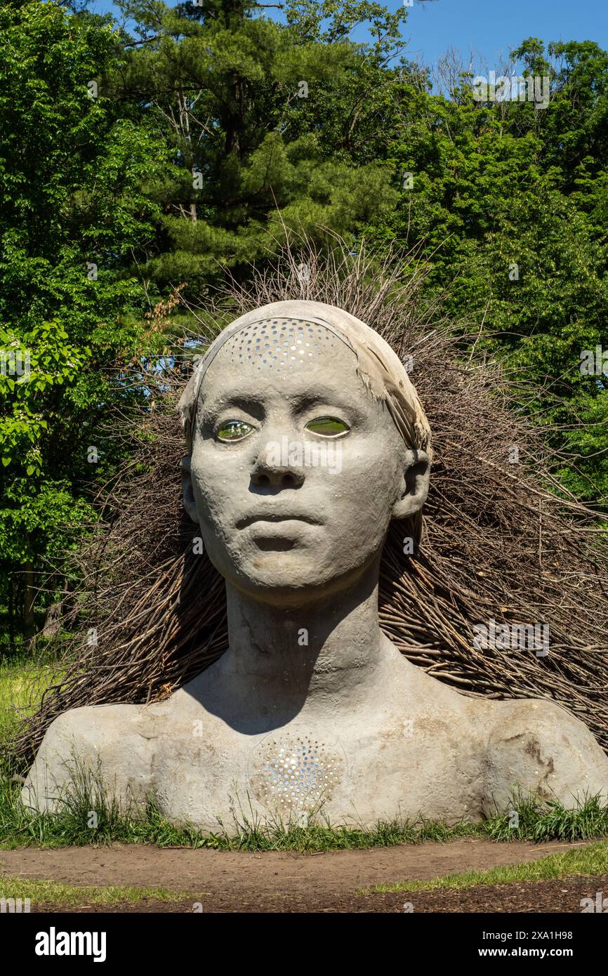 Lisle, Illinois, USA - May 30th 2024 - Of The Earth art exhibition ...