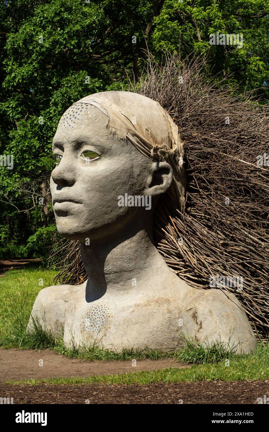 Lisle, Illinois, USA - May 30th 2024 - Of The Earth art exhibition ...