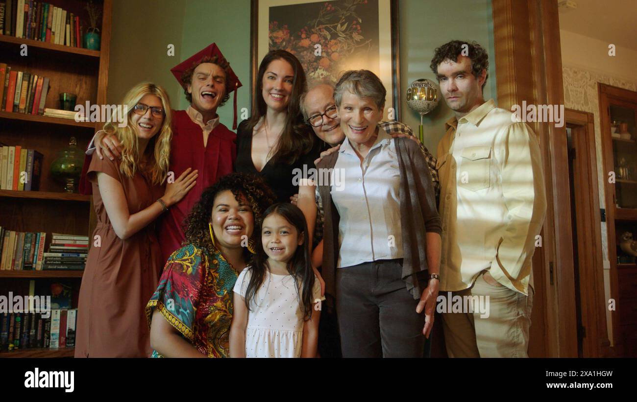 RELATIVE, standing from left: Emily Lape, Cameron Scott Roberts, Clare ...