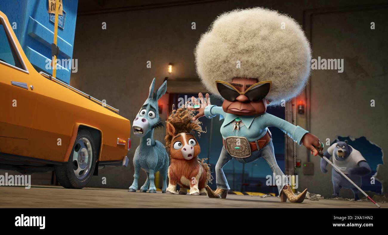 THELMA THE UNICORN, from left: Otis (voice: Will Forte), Thelma (voice ...