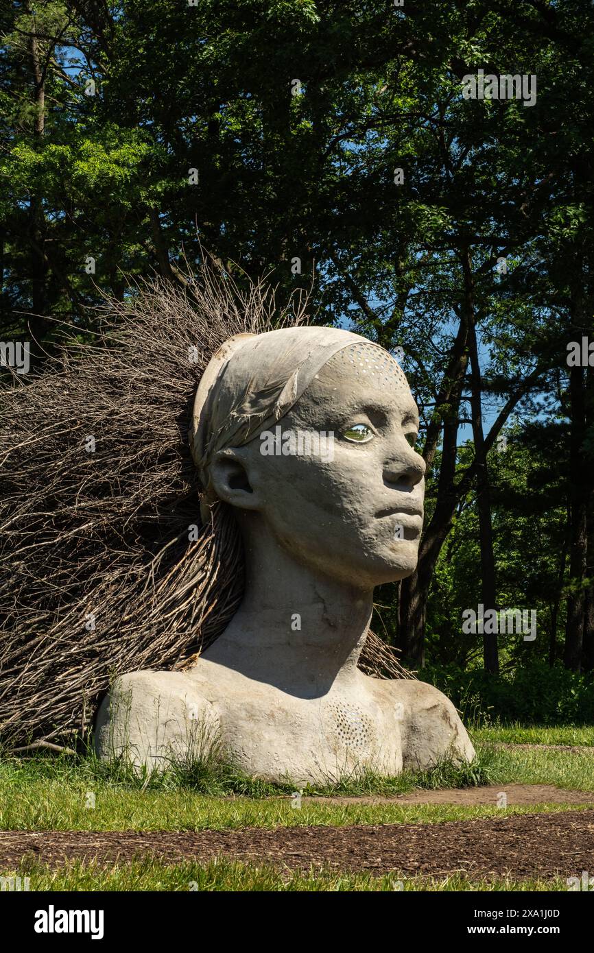 Lisle, Illinois, USA - May 30th 2024 - Of The Earth art exhibition ...