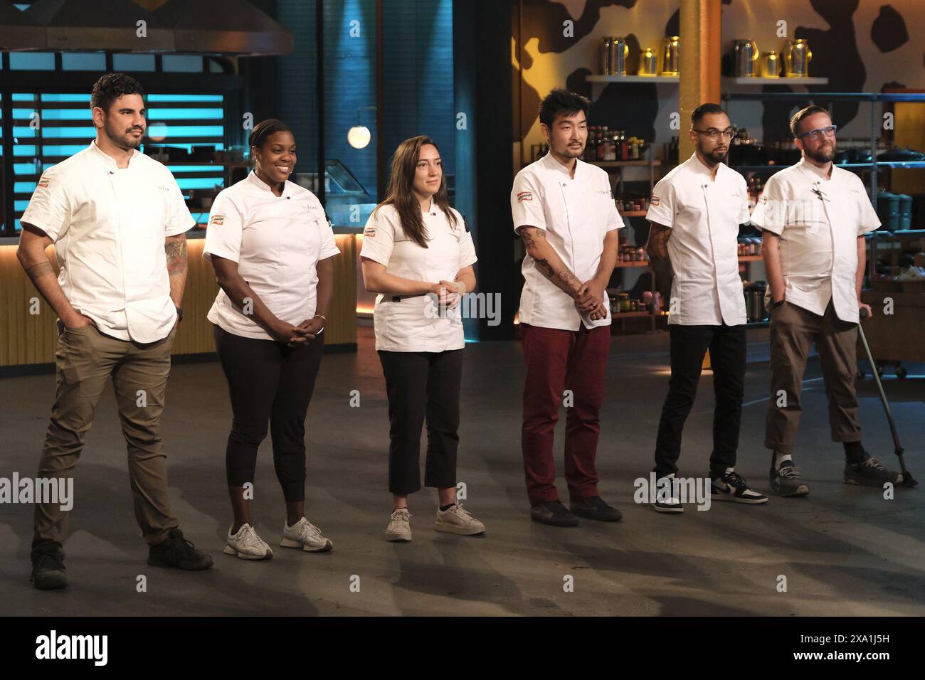 TOP CHEF, from left: Manuel Manny' Barella Lopez, Michelle Wallace ...