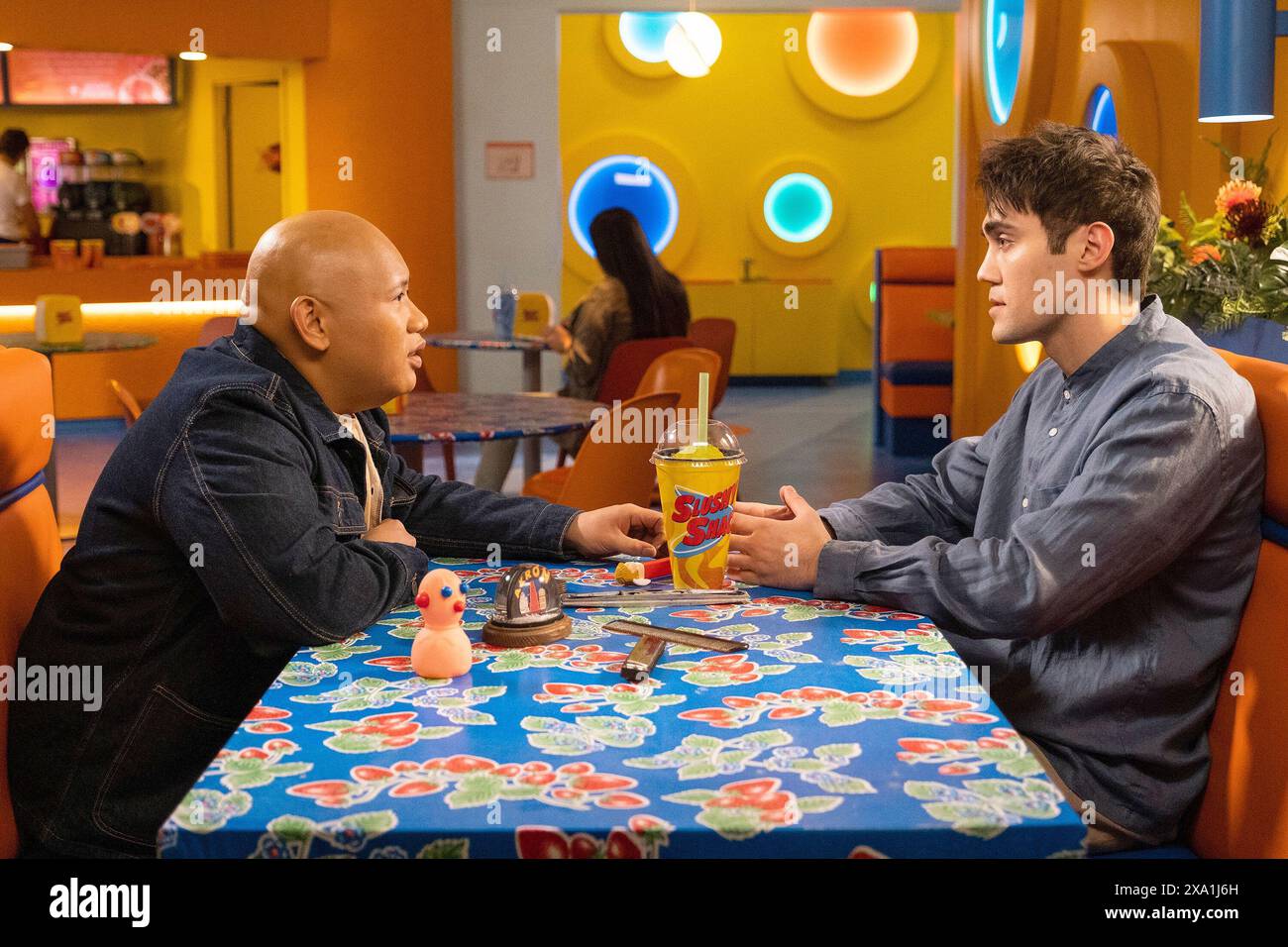 REGINALD THE VAMPIRE, from left: Jacob Batalon, Max Montesi, 'Watch the ...