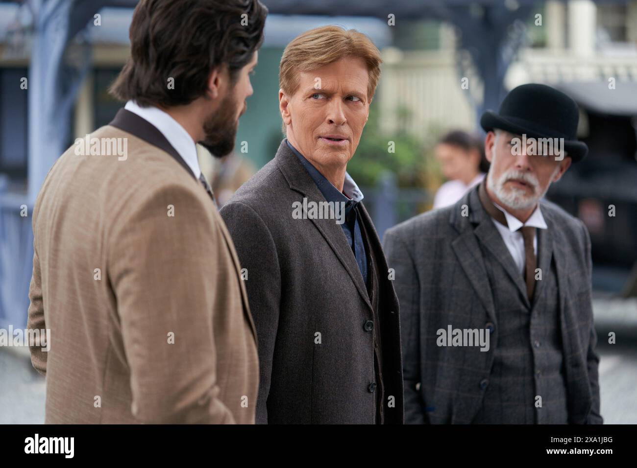 WHEN CALLS THE HEART, from left: Chris McNally, Jack Wagner, Martin ...