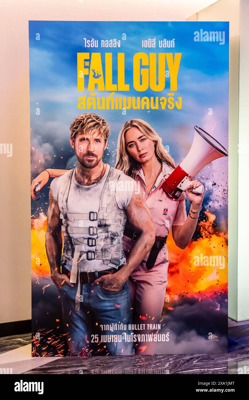 BANGKOK, THAILAND, 16 April 2024 - A beautiful standee of a movie ...