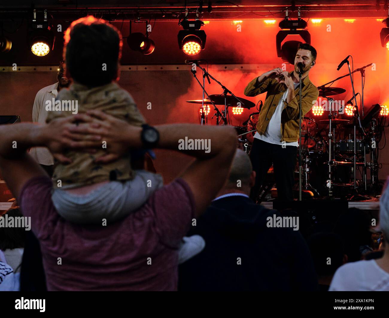 Yokosuka, Japan. 25 May, 2024. Singer and songwriter Andy Grammer ...