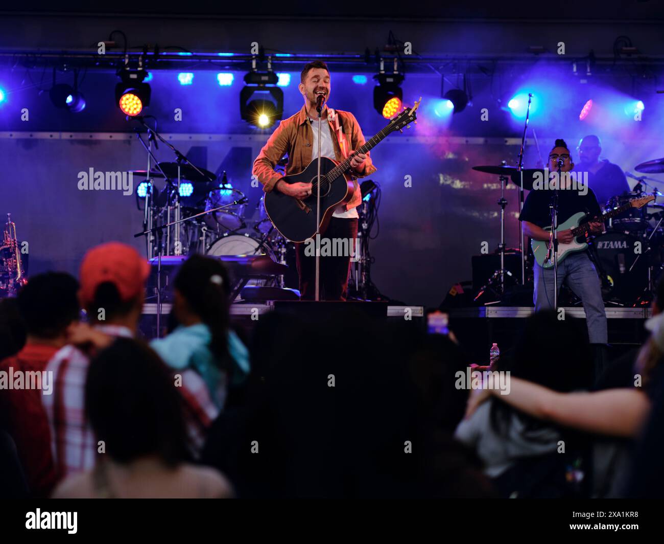 Yokosuka, Japan. 25 May, 2024. Singer and songwriter Andy Grammer ...