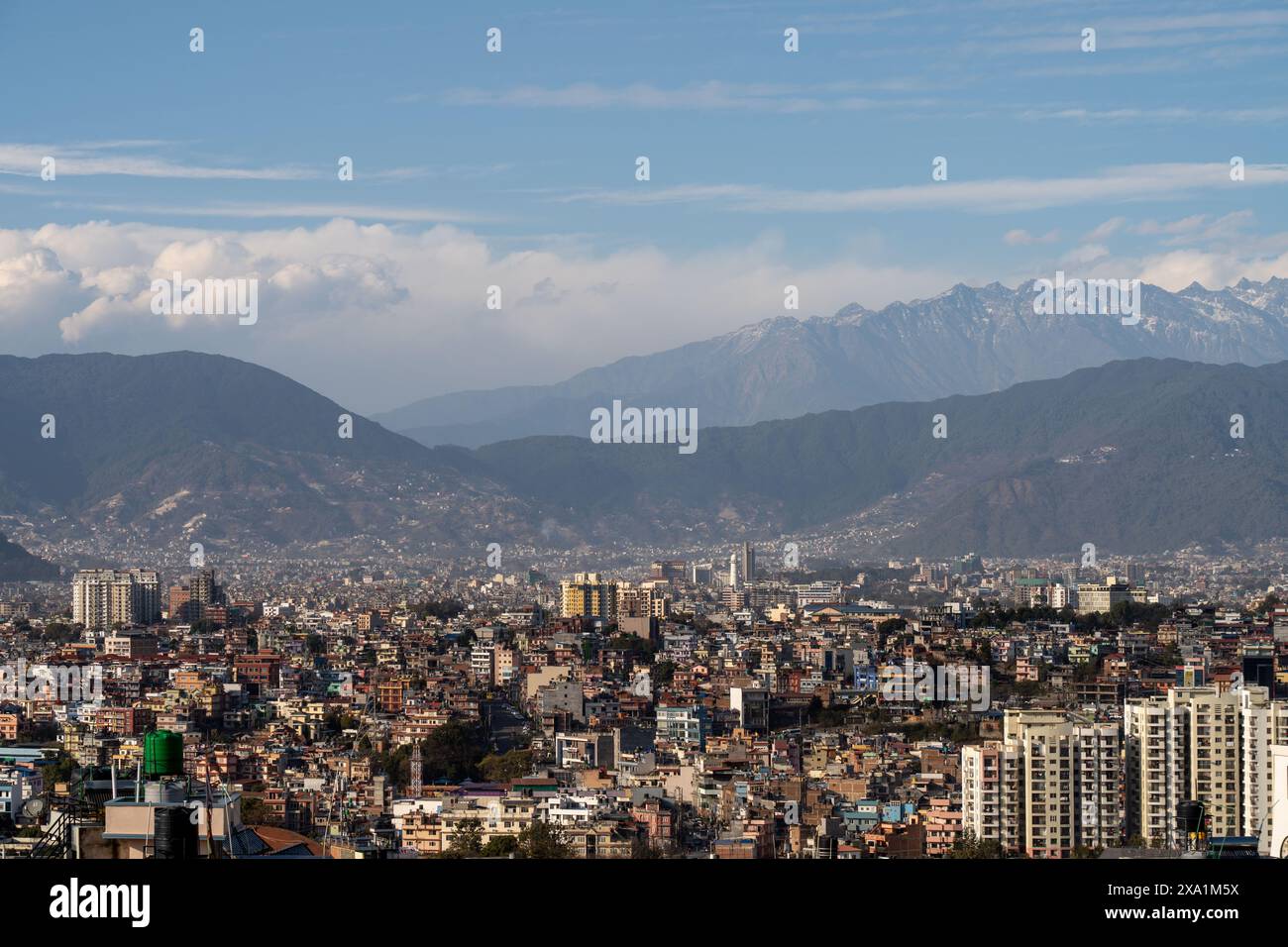 An aerial view of the cityscape of Kathmandu, Nepal Stock Photo - Alamy