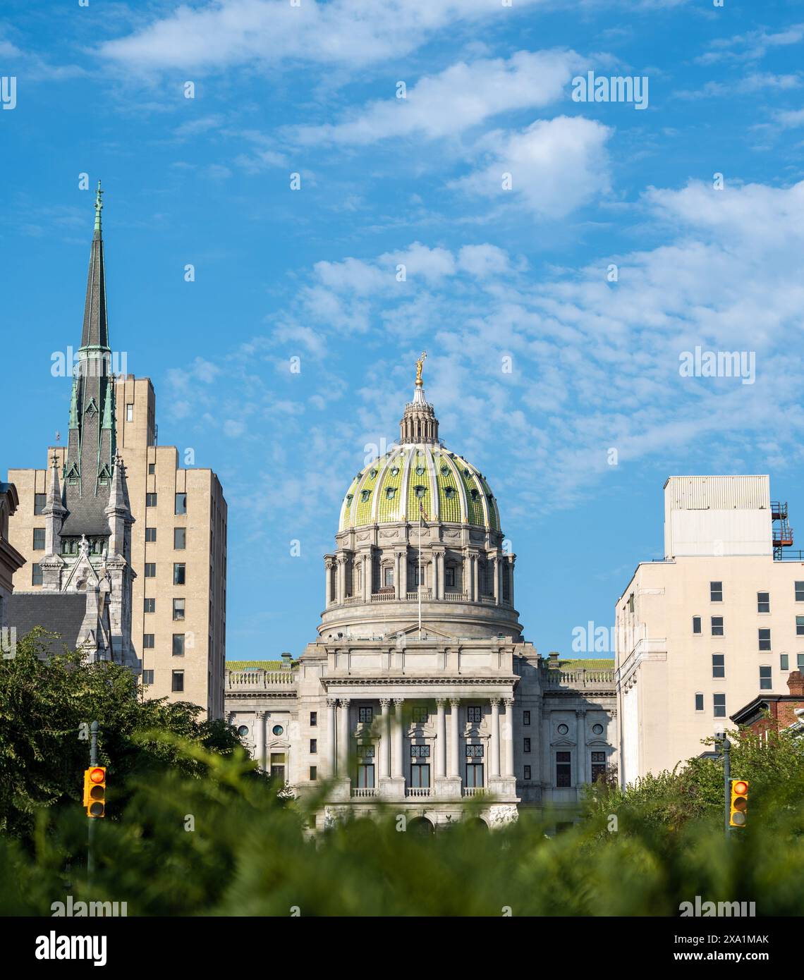 The Pennsylvania State Capitol Complex in Harrisburg, USA Stock Photo ...