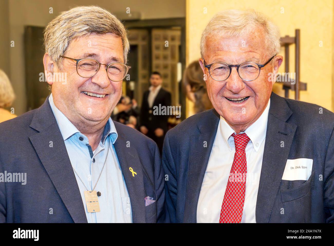 Roland Tichy, Journalist, Dirk Ippen, Zeitungsverleger, beim Festakt 75 ...