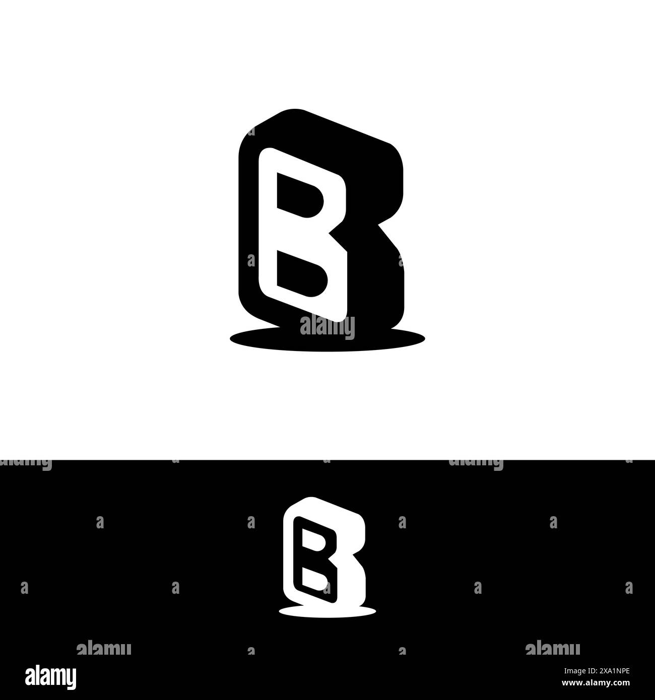 Premium vector b logo hi-res stock photography and images - Alamy