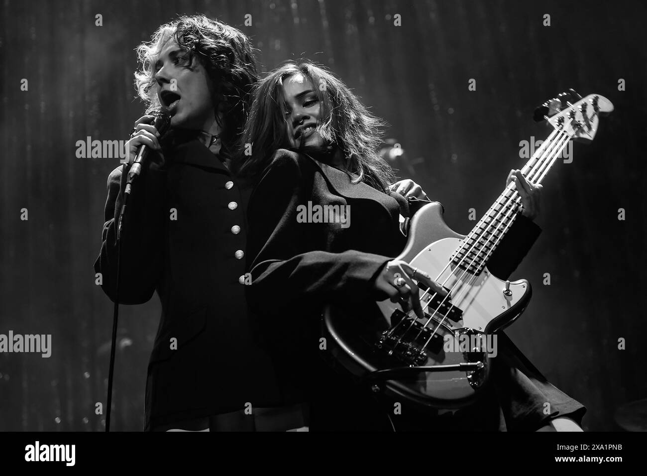 LONDON, ENGLAND: Picture Parlour perform on stage supporting The Kills ...