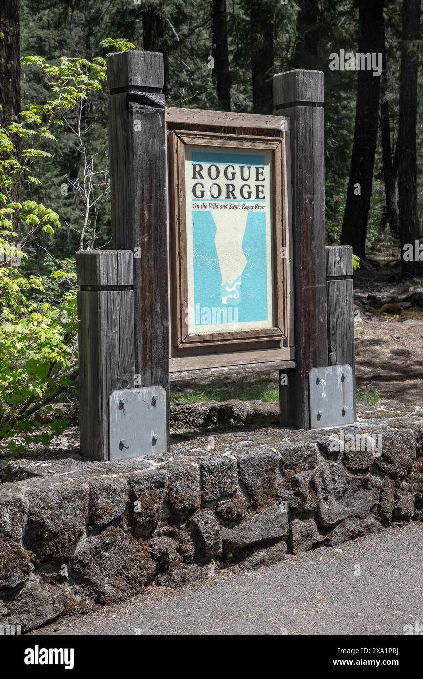 The Rogue Gorge is the trailhead of a 3.5 mile hike along the ...