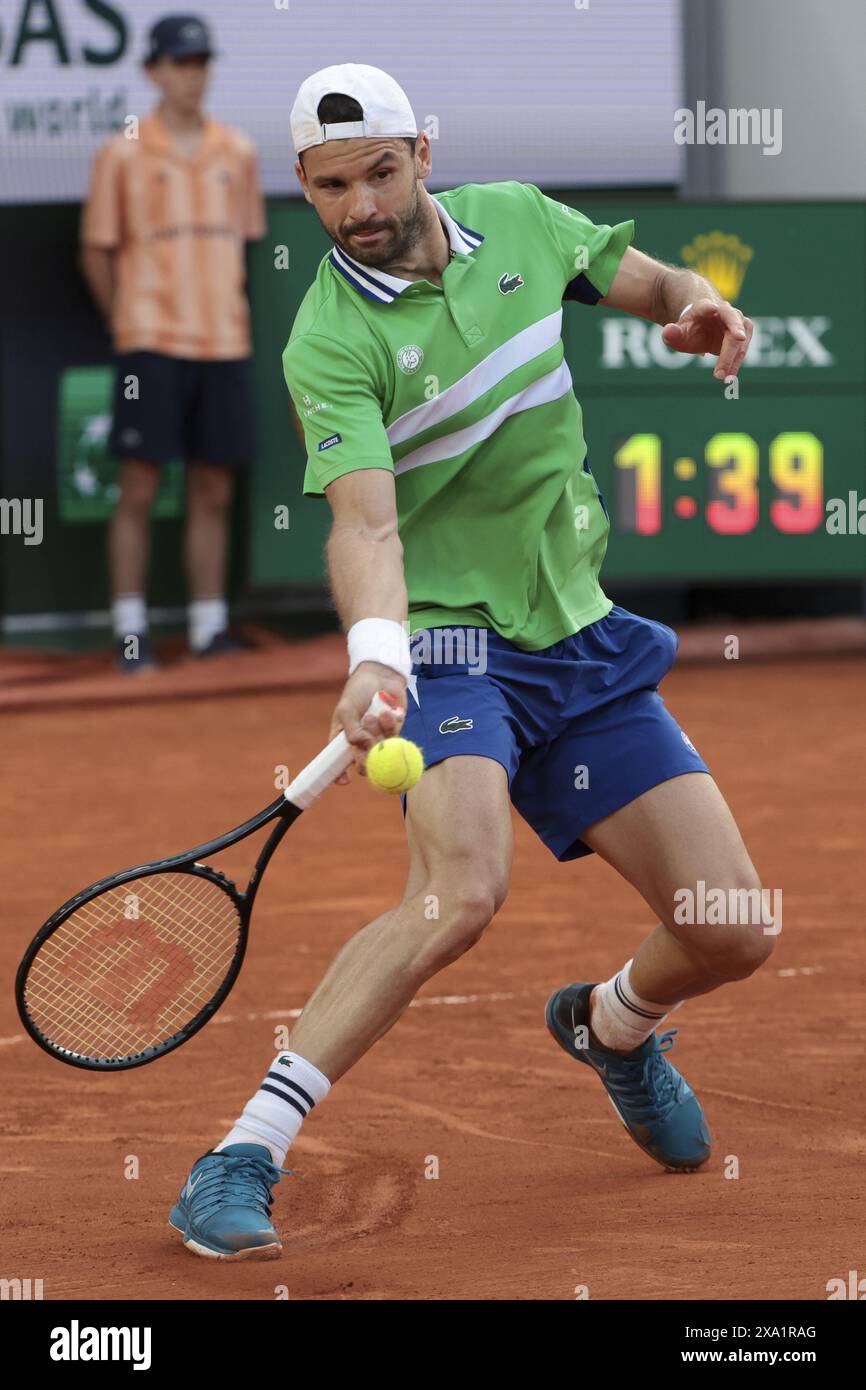 Tallon Griekspoor of Netherlands during day 8 of the 2024 French Open, Roland-Garros 2024, Grand ...
