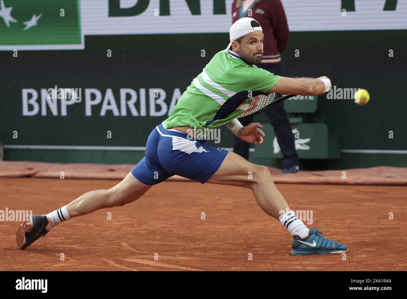 Tallon Griekspoor of Netherlands during day 8 of the 2024 French Open, Roland-Garros 2024, Grand ...