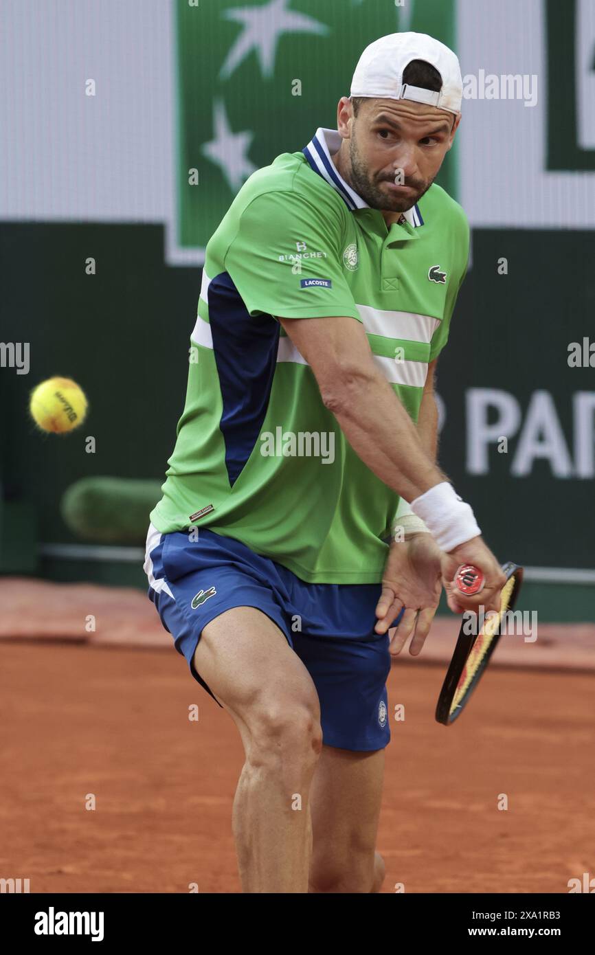 Tallon Griekspoor of Netherlands during day 8 of the 2024 French Open, Roland-Garros 2024, Grand ...