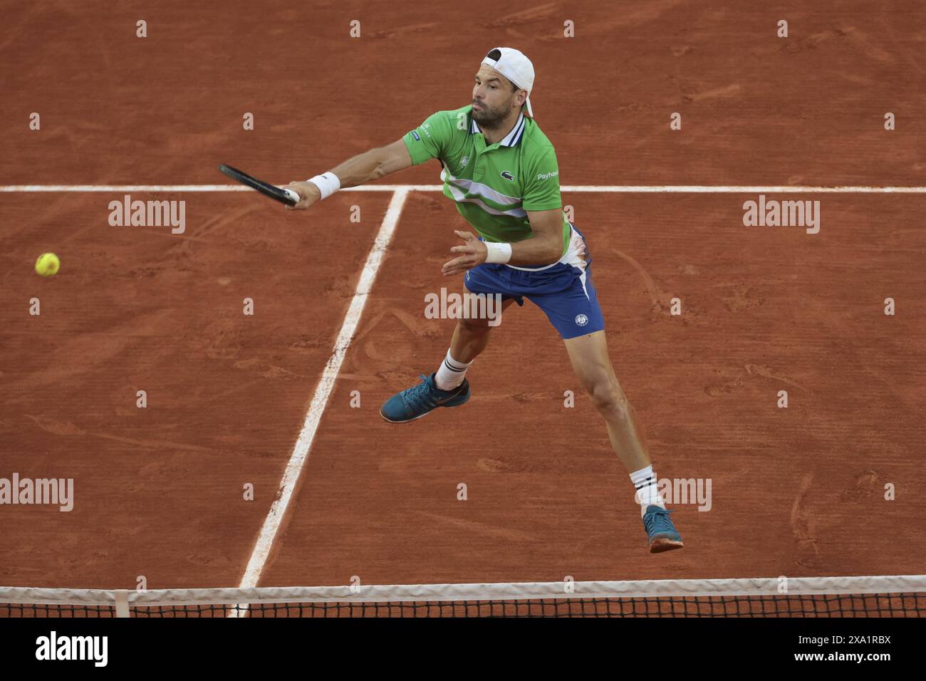 Tallon Griekspoor of Netherlands during day 8 of the 2024 French Open, Roland-Garros 2024, Grand ...