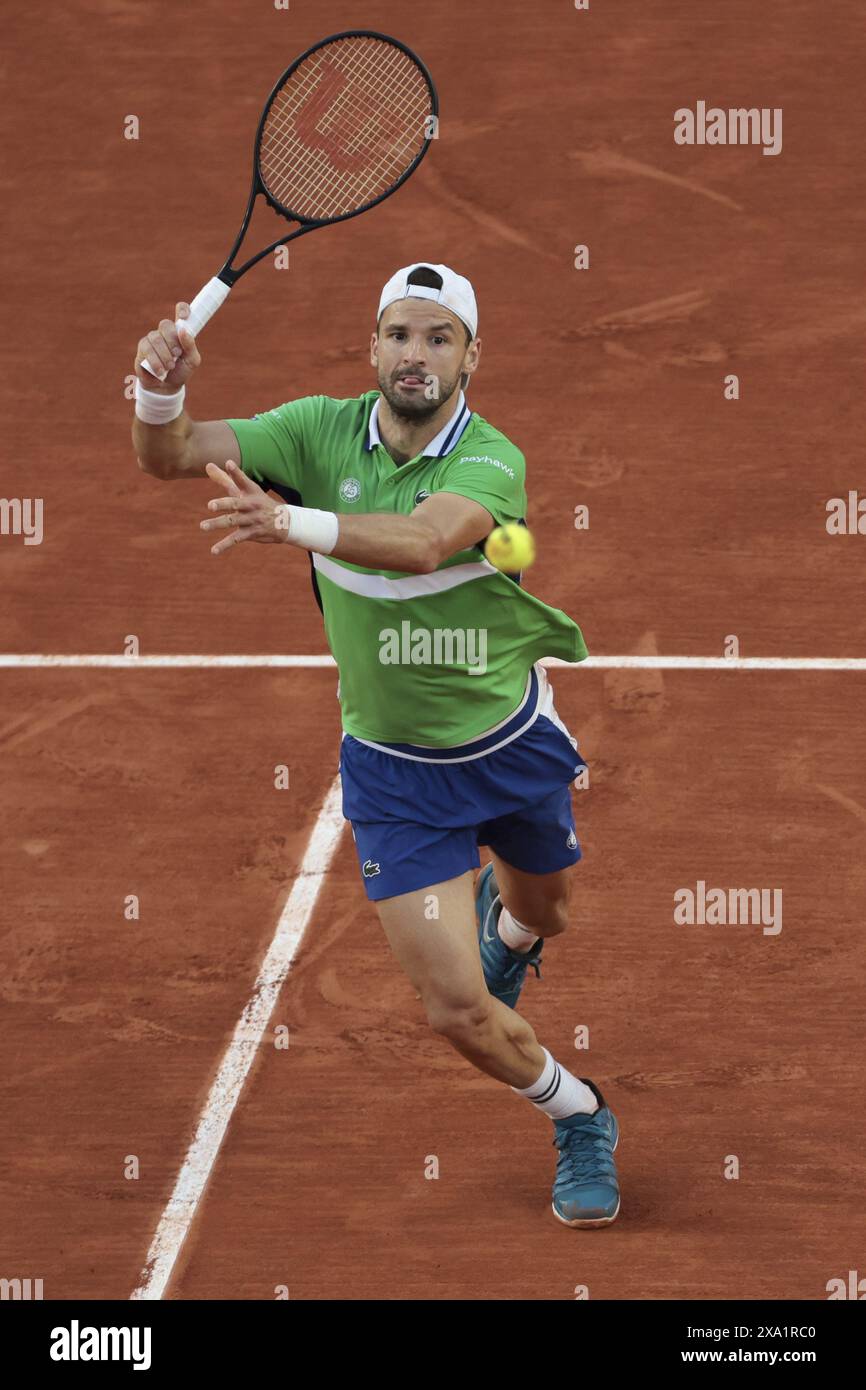 Tallon Griekspoor of Netherlands during day 8 of the 2024 French Open, Roland-Garros 2024, Grand ...